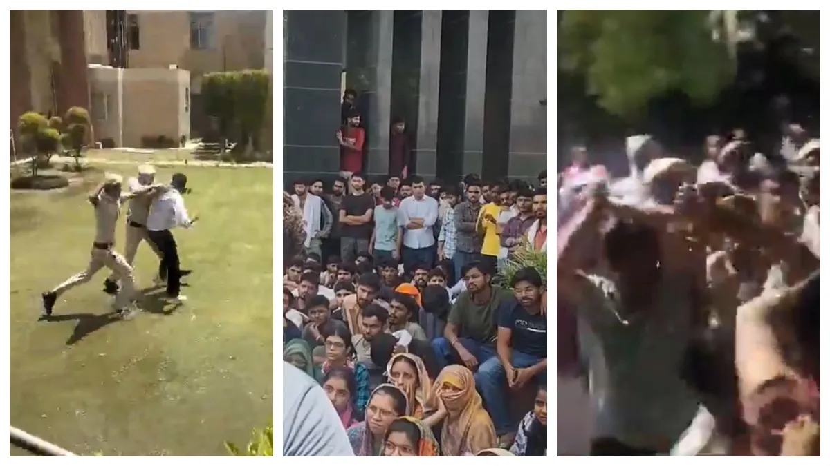 Hisar: Haryana University Campus Turns Into Battlefield As Students ...