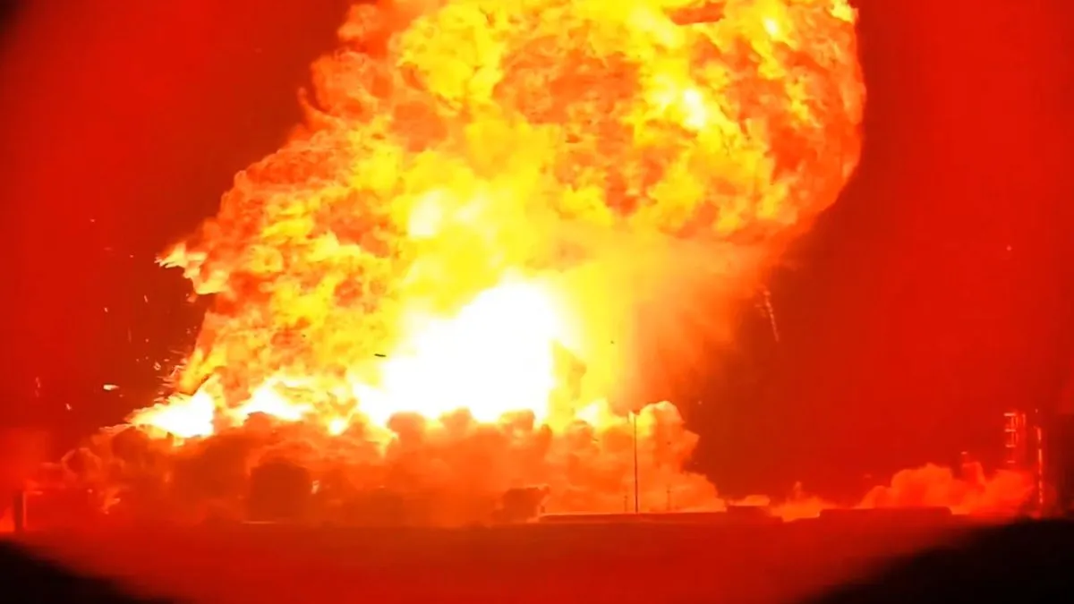 Moment SpaceX Rocket Explodes Into Massive Fireball; Elon Musk Responds ...