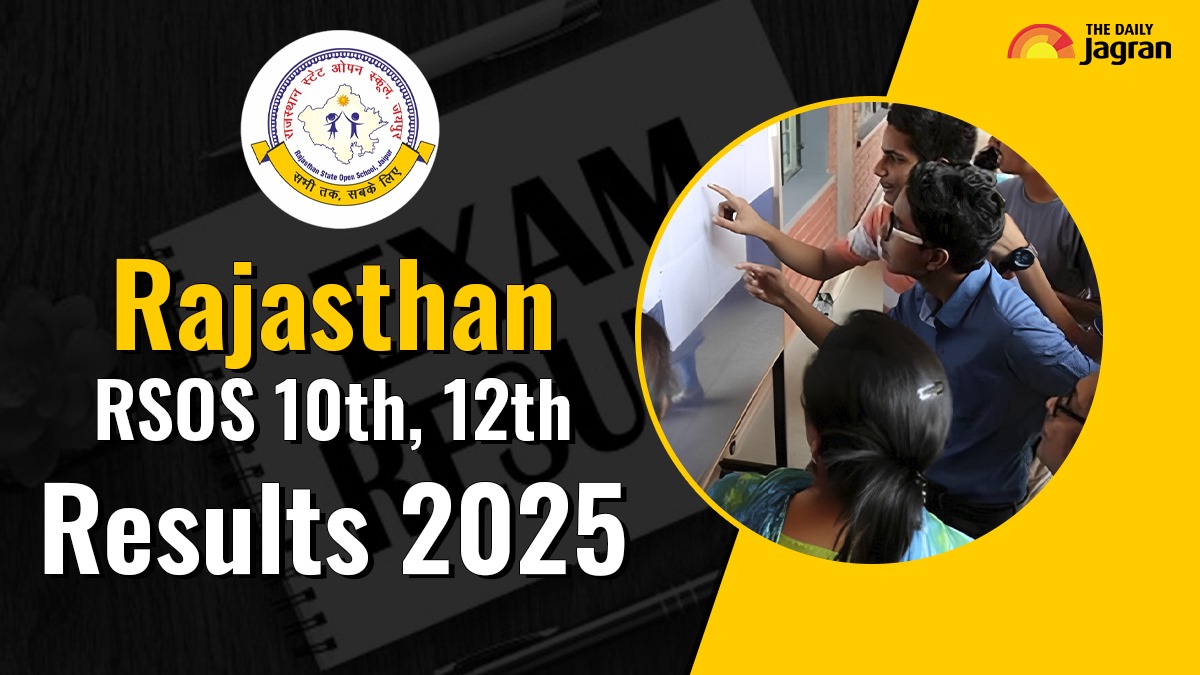 Rajasthan RSOS 10th, 12th Result 2025 To Be OUT Today At rsos.rajasthan ...