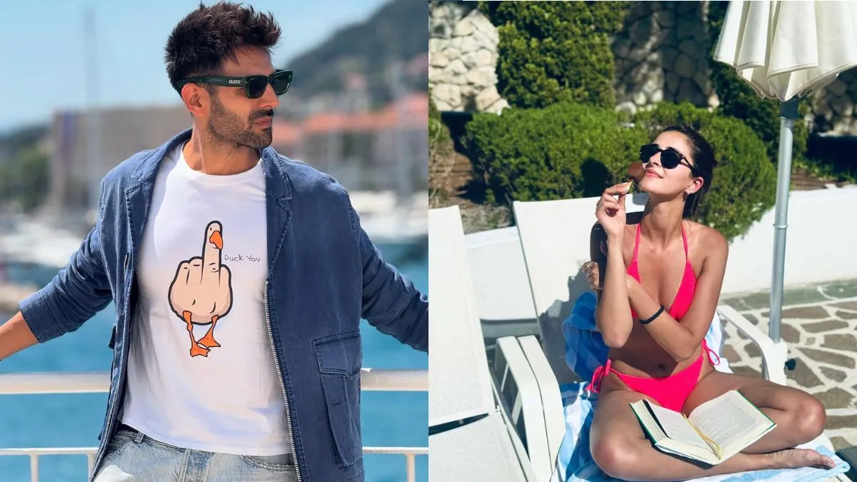 ‘It’s Fake Tan…’: Kartik Aaryan, Ananya Panday Get Trolled By Netizens After BTS Pics From Tu ...