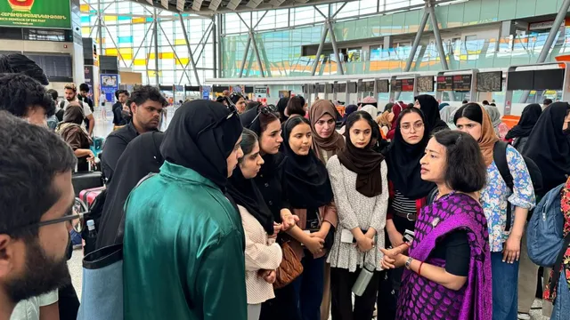 Flight With First Batch Of Indian Students Lands In Delhi After Iran ...