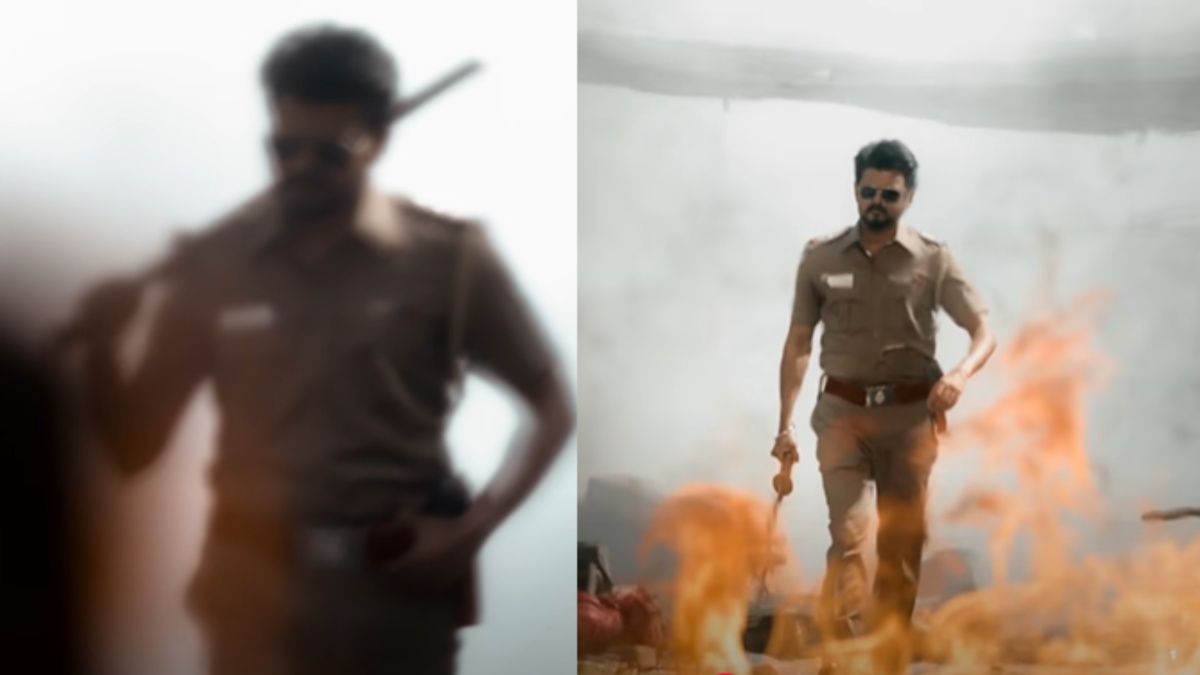 Jana Nayagan: Thalapathy Vijay Turns Fearless Cop As Fire Rages Around Him In 69th Movie's ...