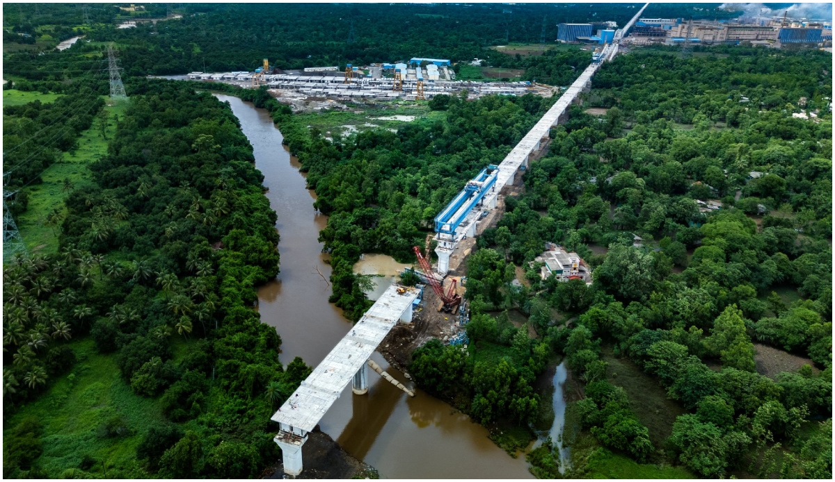 Mumbai-Ahmedabad Bullet Train Update: Key Bridge Over Darotha River Between Boisar and Vapi ...