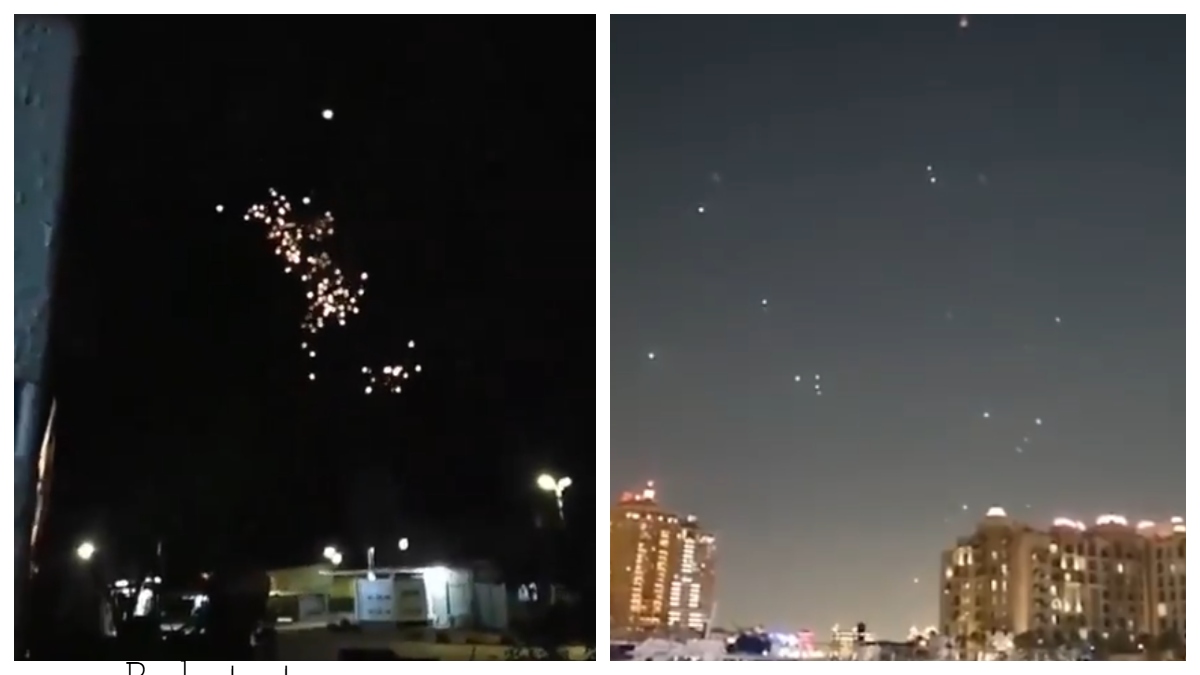 Iranian Missile Attacks On US Military Base Spark Qatar's Sky ...