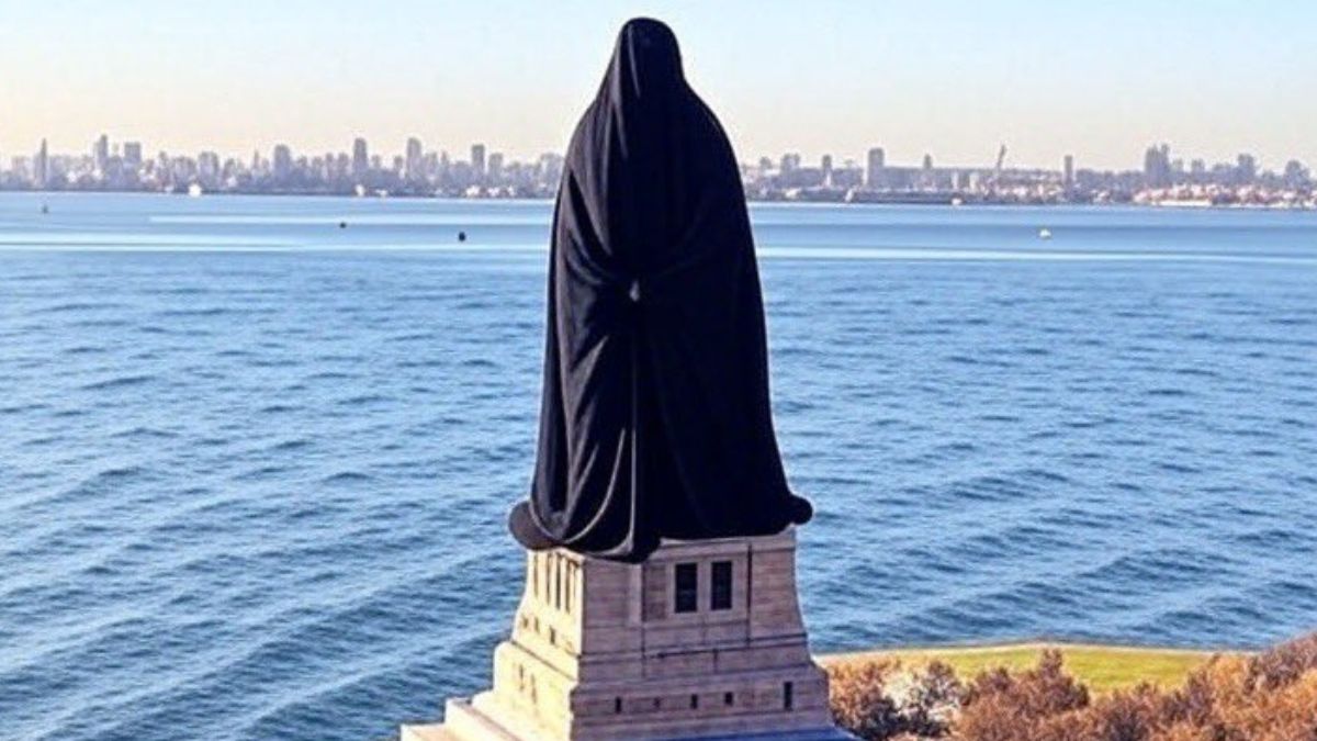 Burqa-Clad Statue Of Liberty Image Goes Viral After Zohran Mamdani’s ...