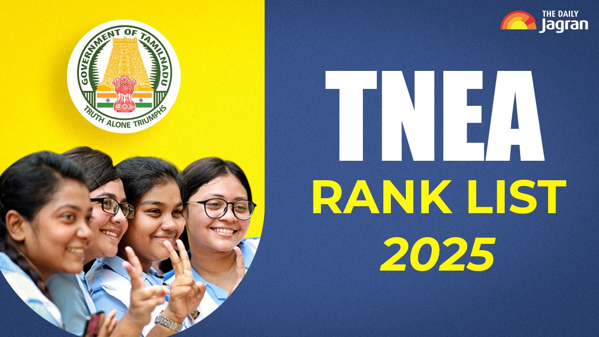 TNEA Rank List 2025 OUT Today; Check Tamil Nadu Engineering Admission ...