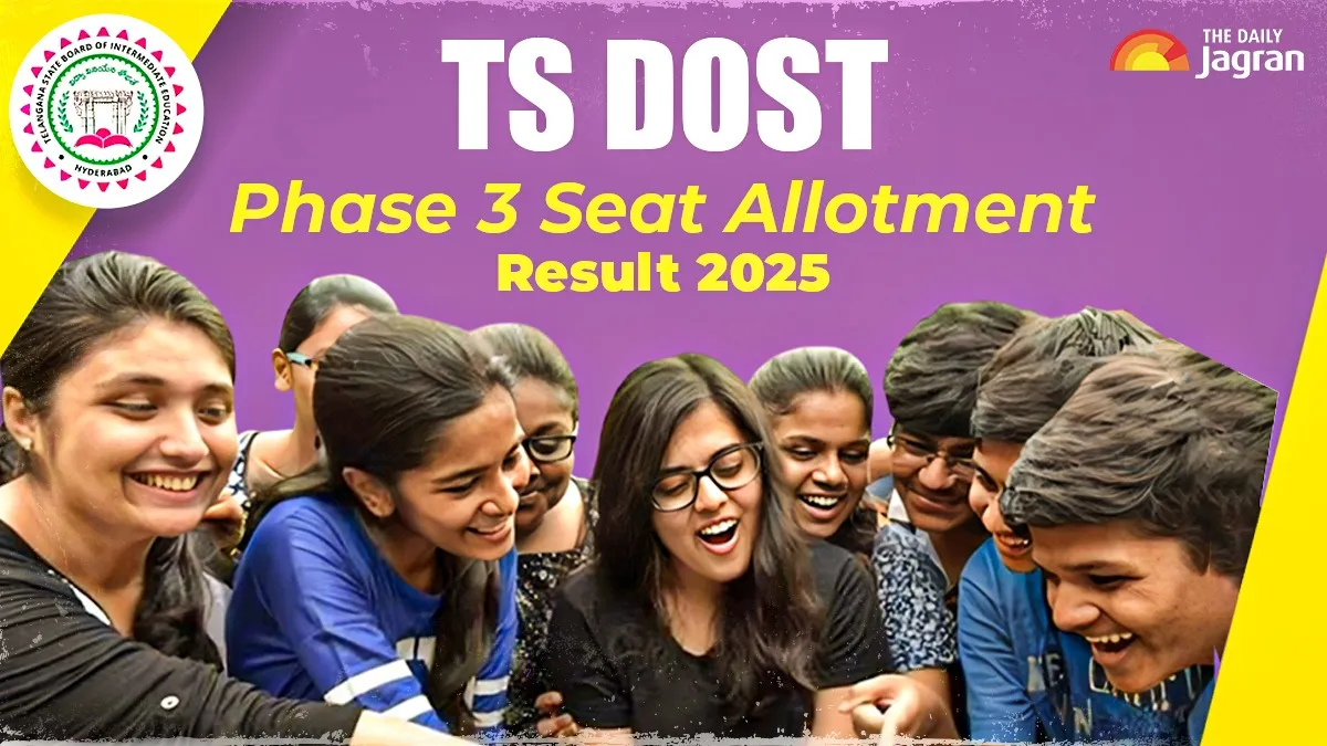 TS DOST Phase 3 Seat Allotment Result 2025 Declared At dost.cgg.gov.in ...