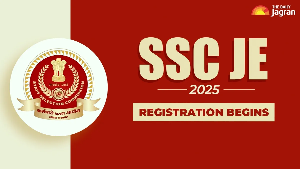 SSC JE 2025 Registration Begin; Steps To Apply For 1340 posts at ssc ...