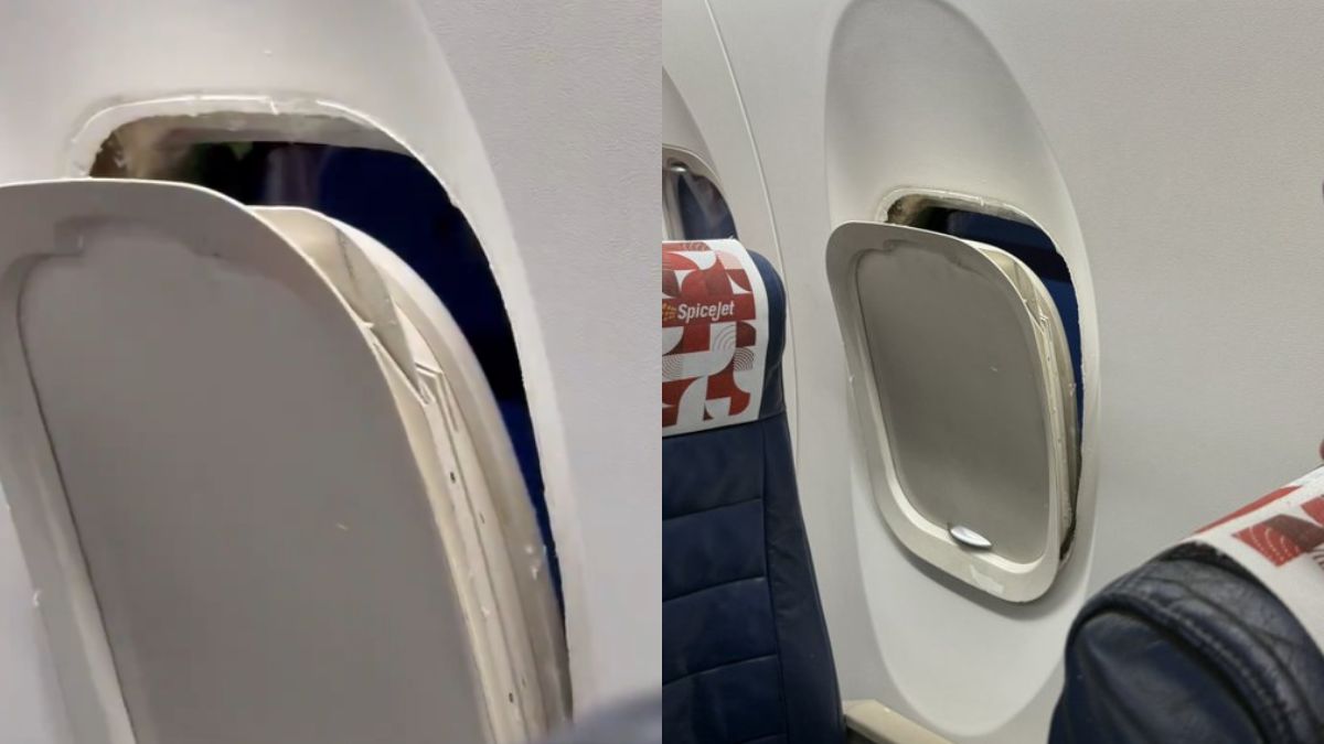SpiceJet Goa-Pune Flight Window Frame Comes Loose Mid-Air, Causes Panic ...
