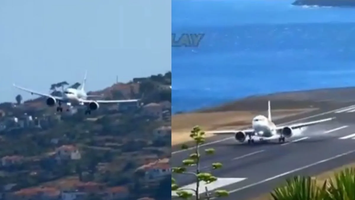 VIDEO: Plane Shakes, Sways And Bounces In Dangerous Landing At Madeira ...