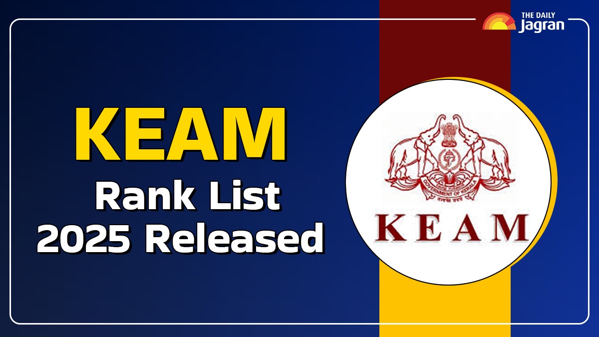 KEAM Rank List 2025 Released At cee.kerala.gov.in; Check Rank, Score & Normalisation Details Here