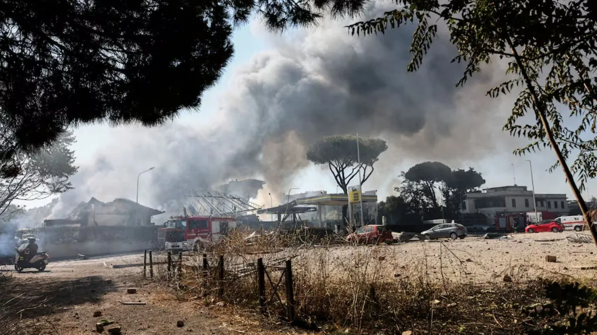 Rome Petrol Station Explosion: Over 20 Injured In Massive Blast, After ...