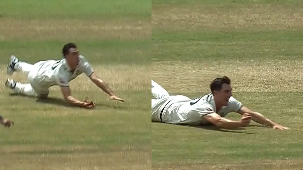Pat Cummins Produces Moment Of Magic With One-Handed Diving Catch Off His Own Bowling, Video ...