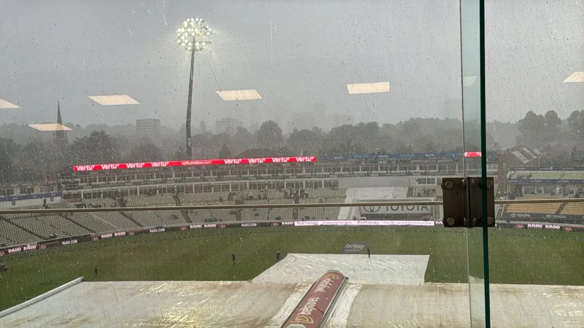 IND vs ENG 2nd Test: Rain Delays Start To 5th Day's Play At Edgbaston