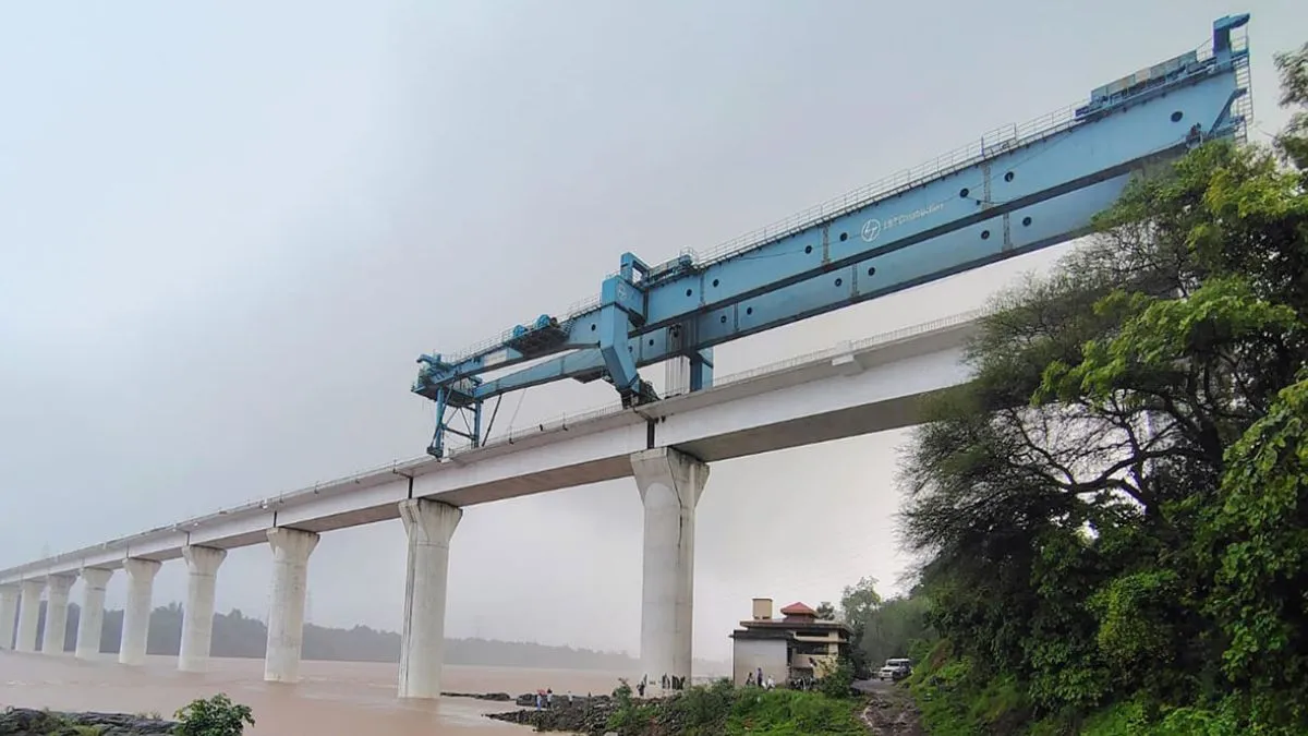 Mumbai-Ahmedabad Bullet Train Corridor: Bridge Over Daman Ganga River In Gujarat Now Complete