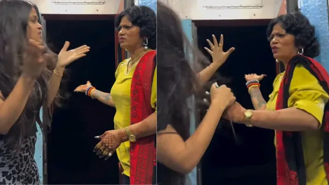 Train Reel Takes Shocking Turn As Mom Slaps Daughter Mid-Shoot | Viral ...