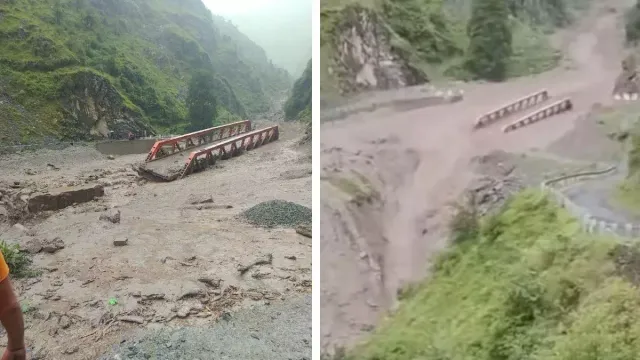 Monsoon Fury In North India: Mandi-Dharampur Stretch On NH-3, Himachal Roads Closed Amid Heavy Rain