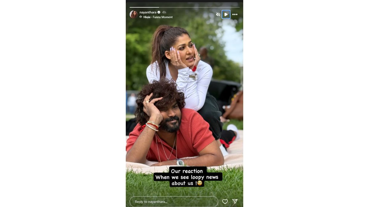 Nayanthara Quips 'Loopy News' On Rumours Of Her Break-Up With Vignesh ...