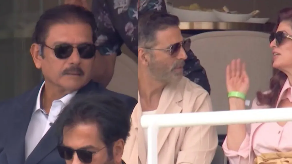 India vs England 3rd Test Live: Akshay Kumar, Wife Twinkle Khanna ...