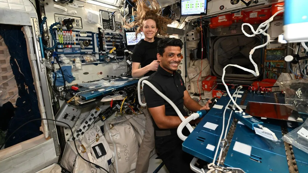 Shubhanshu Shukla Gets Haircut In Micro Gravity, First Indian Pioneer ...