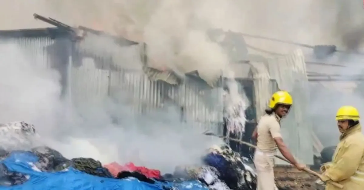 Massive Fire Breaks Out At Tiruppur Cotton Mill, Rs 20 Lakh Worth Of ...