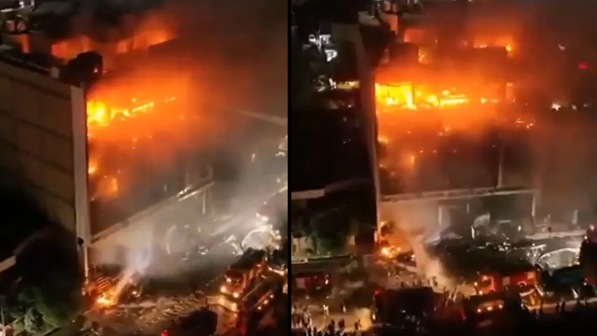 Iraq Mall Tragedy: 60 Killed After Massive Fire Guts Hypermarket In Al ...