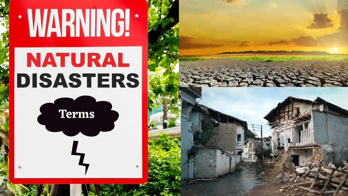 30+ Key Terms Used For Natural Disasters