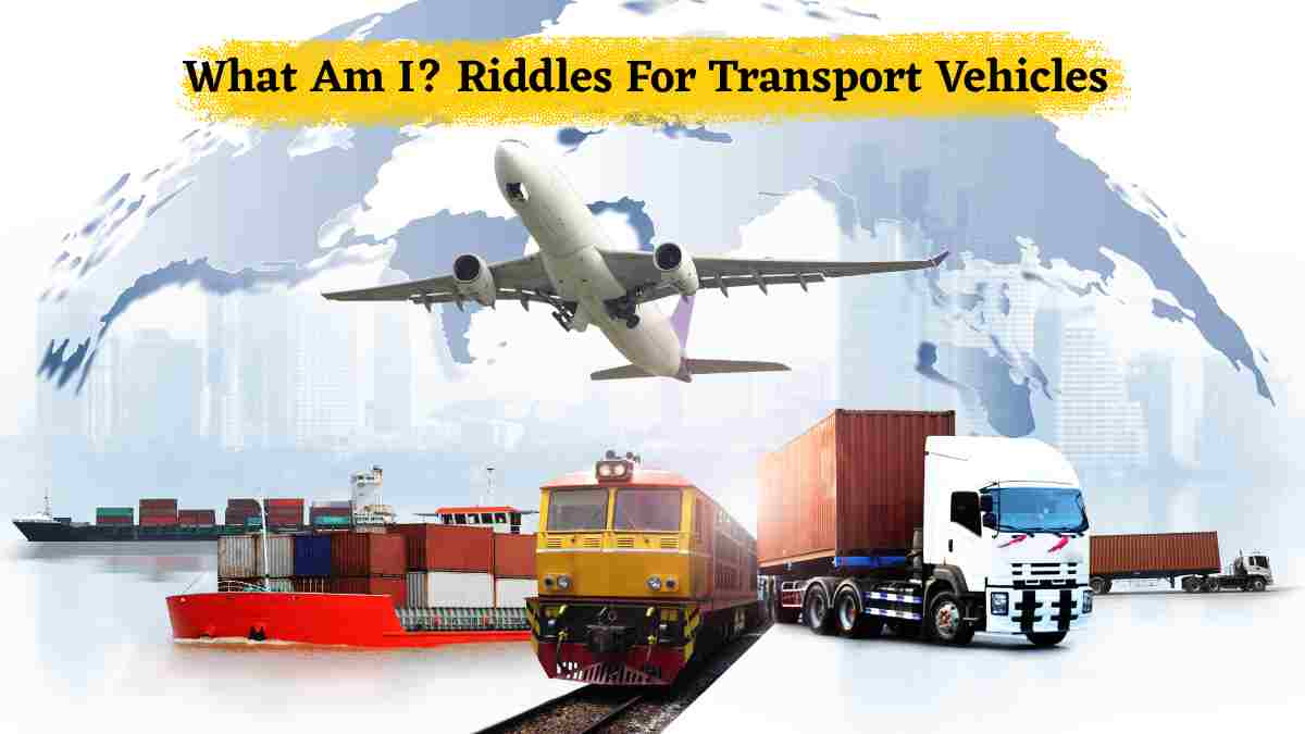 30+ Fun And Brain- Boosting Vehicle Riddles for Kids: Can You Guess The ...