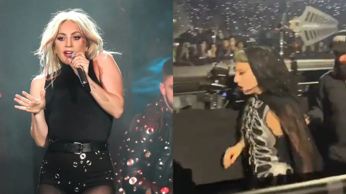 Lady Gaga Trips And Quickly Handles It With Grace While Performing In ...