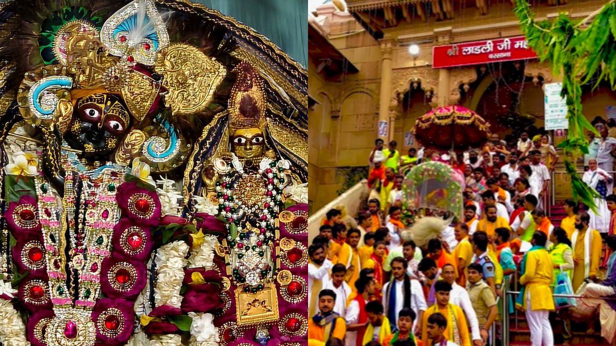 Hariyali Teej 2025: Radha Rani To Give Special Darshan In Safed Chhatri ...