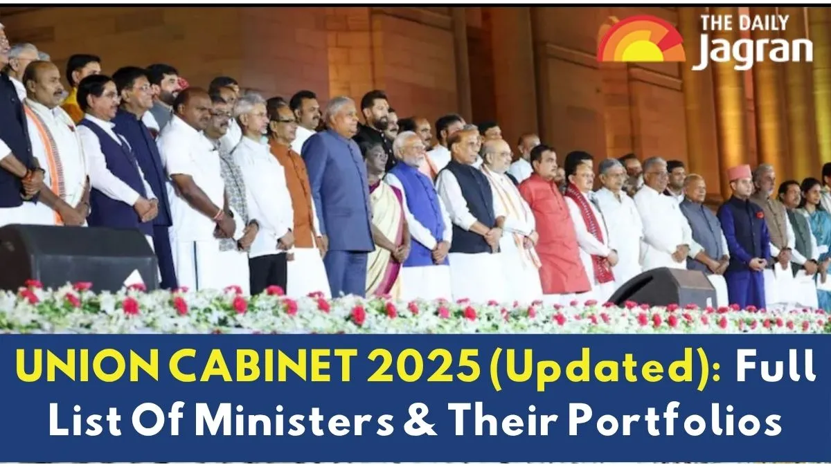 Union Cabinet 2025 (Updated): Who Holds Which Portfolio In Modi 3.0 Cabinet? Check Full List Of ...
