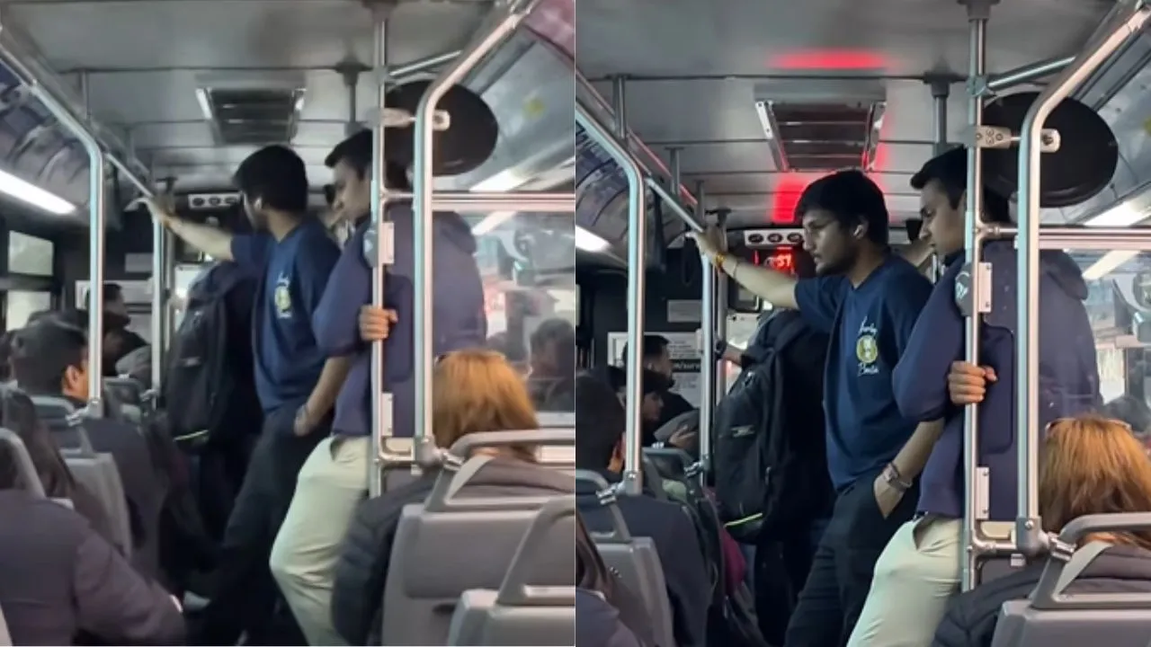 Indian Vlogger Feels Like Chandigarh After Finding Entire US Bus Packed ...