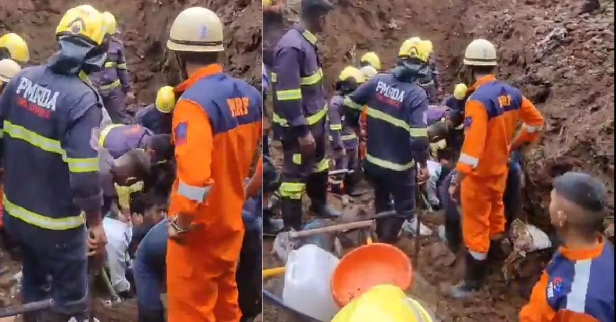 Pune News: One Dead, Three Rescued After Soil Caves In At Pipeline ...