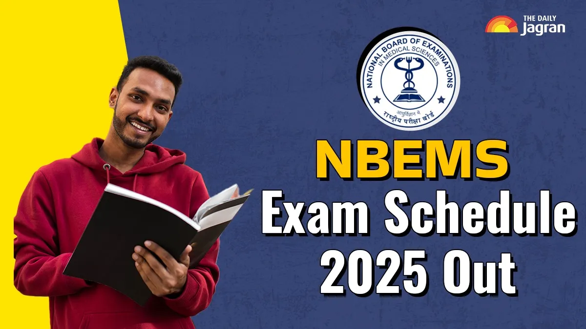 NBEMS Exam Schedule 2025 Released At natboard.edu.in, Check Exam Dates ...