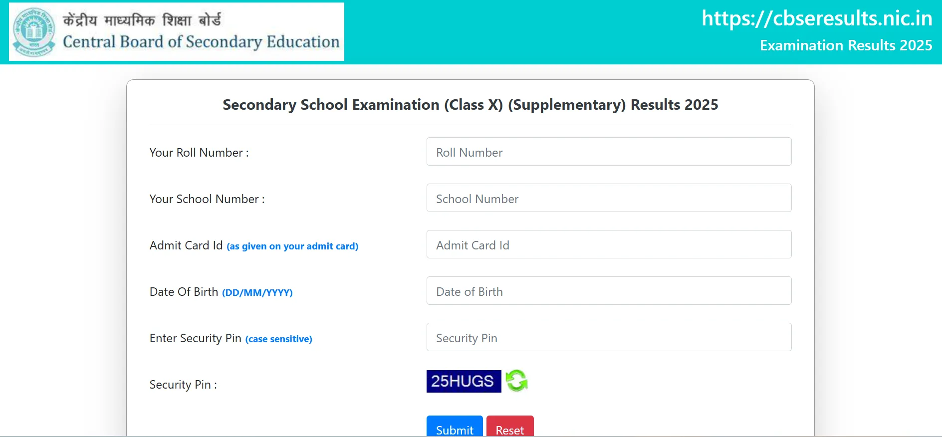 CBSE 10th Compartment Result 2025 OUT: CBSE Released Result At results ...