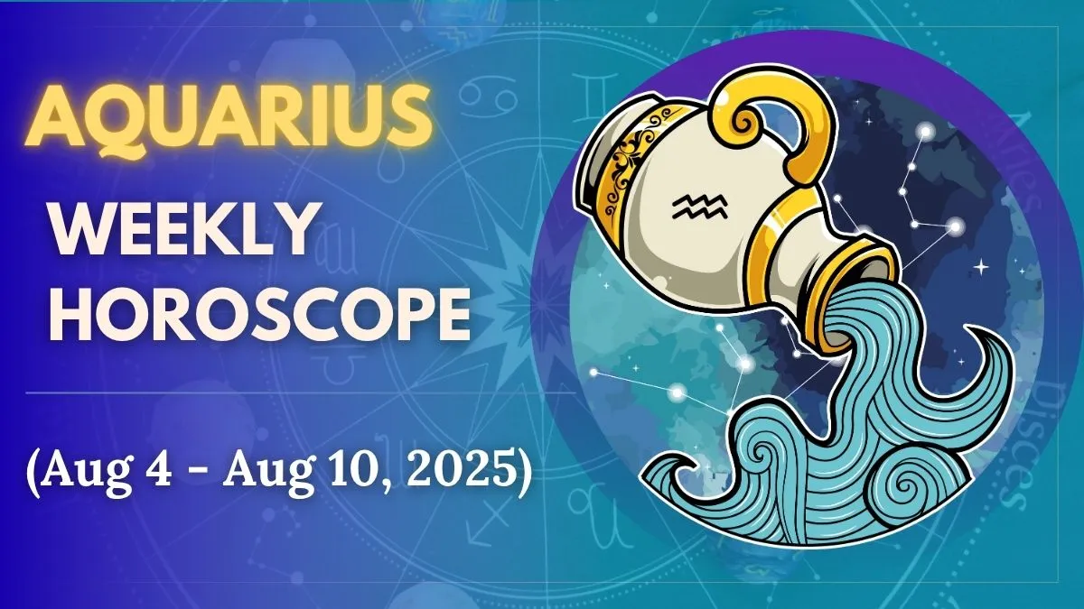 Weekly Horoscope Aquarius (August 4 - August 10): Navigate This Week ...
