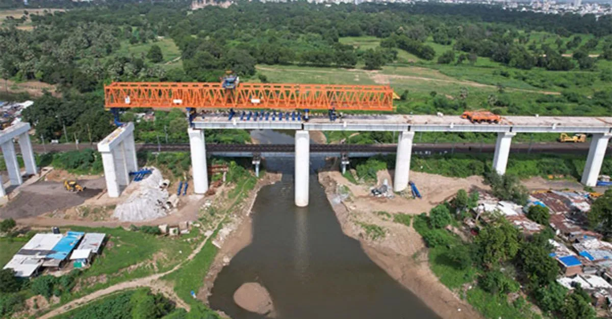 Vishwamitri River Bridge Completed For Mumbai-Ahmedabad Bullet Train In ...