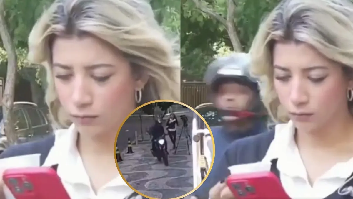 Brazilian TV Reporter's Shocking Phone Snatch: Journo Narrowly Escapes ...
