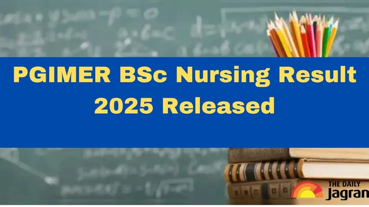 PGIMER BSc Nursing Result 2025 Out; 296 Candidates Shortlisted For ...