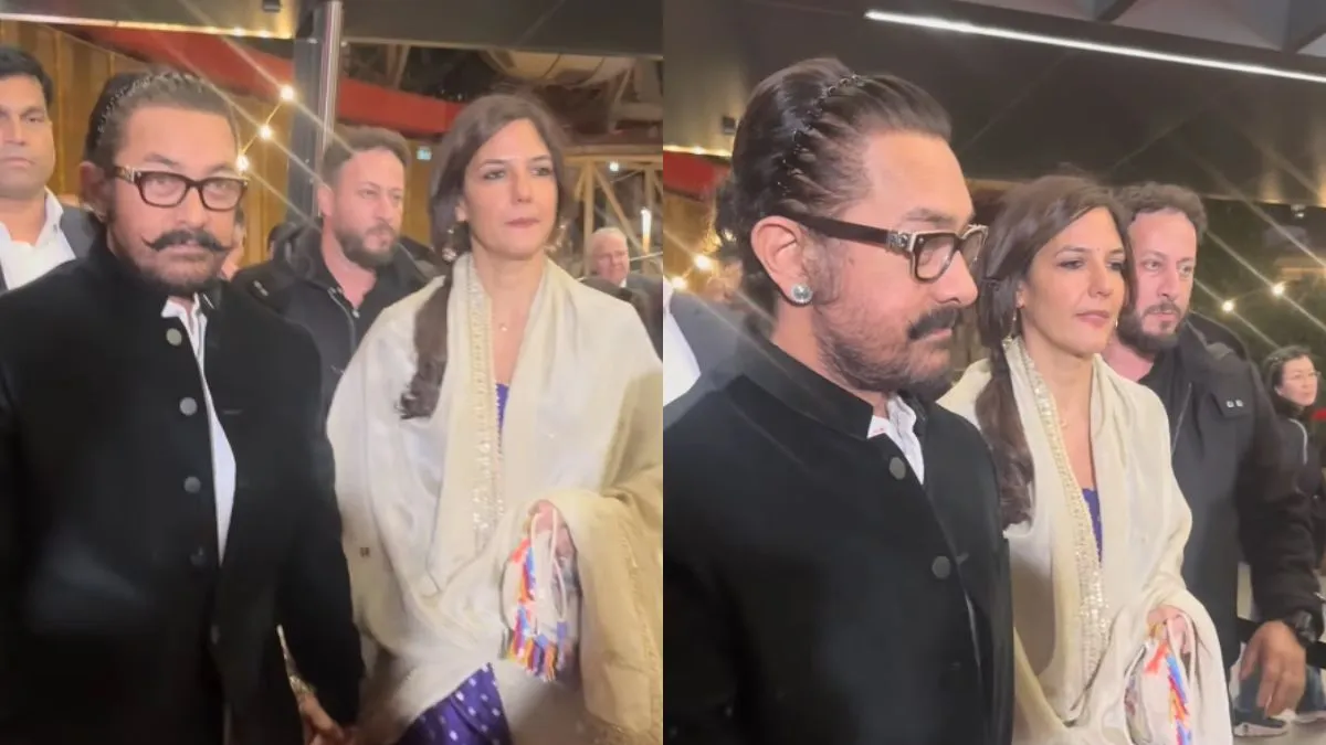 IFFM 2025 Opening Night: Aamir Khan Arrives Hand-In-Hand With ...