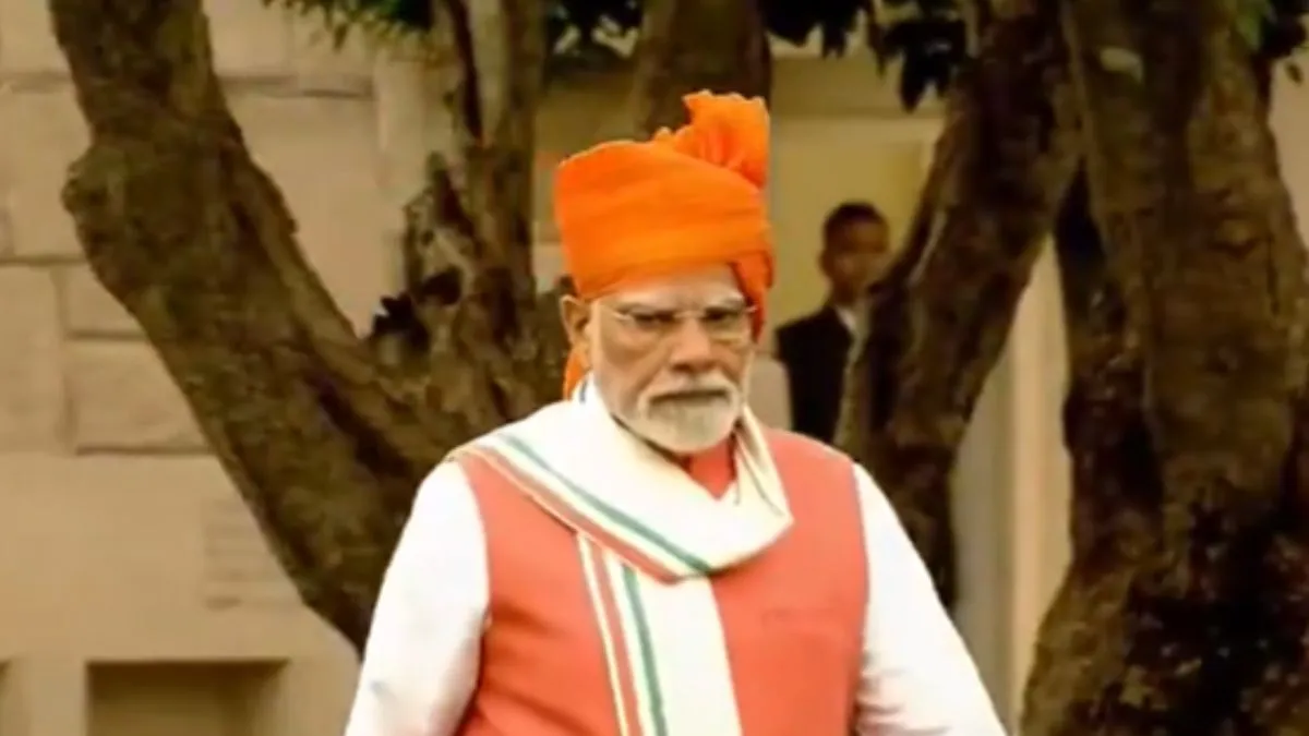 Independence Day 2025: PM Modi Dons Saffron Turban For I-Day ...