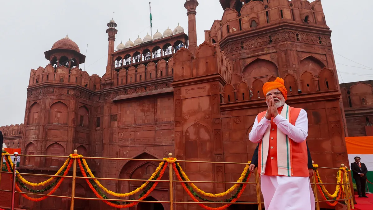 PM Modi Breaks Own Independence Day Speech Record With 103-Minute Address From Ramparts Of Red Fort