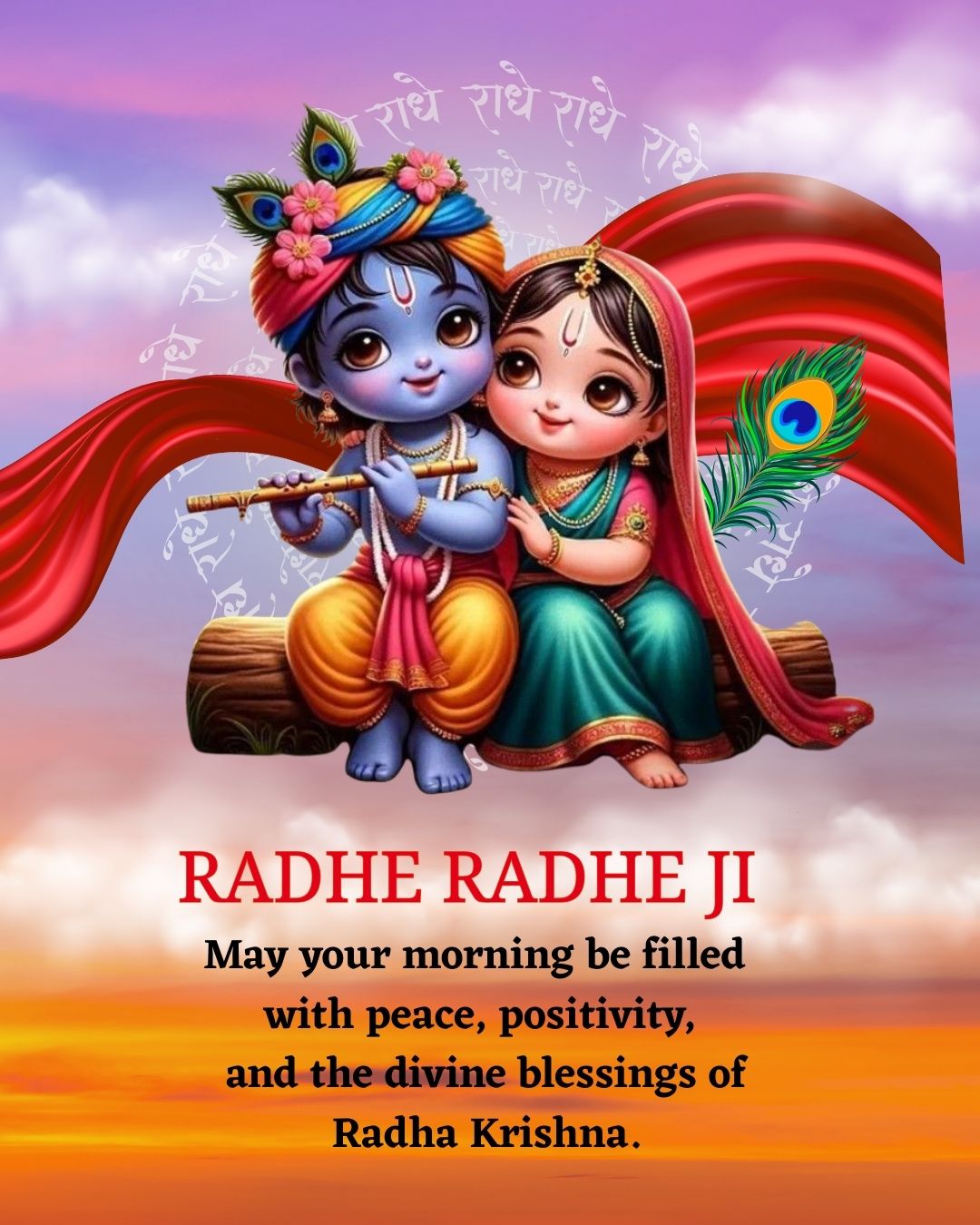Radhe Radhe Good Morning HD Images Free Download To Share On Whatsapp ...