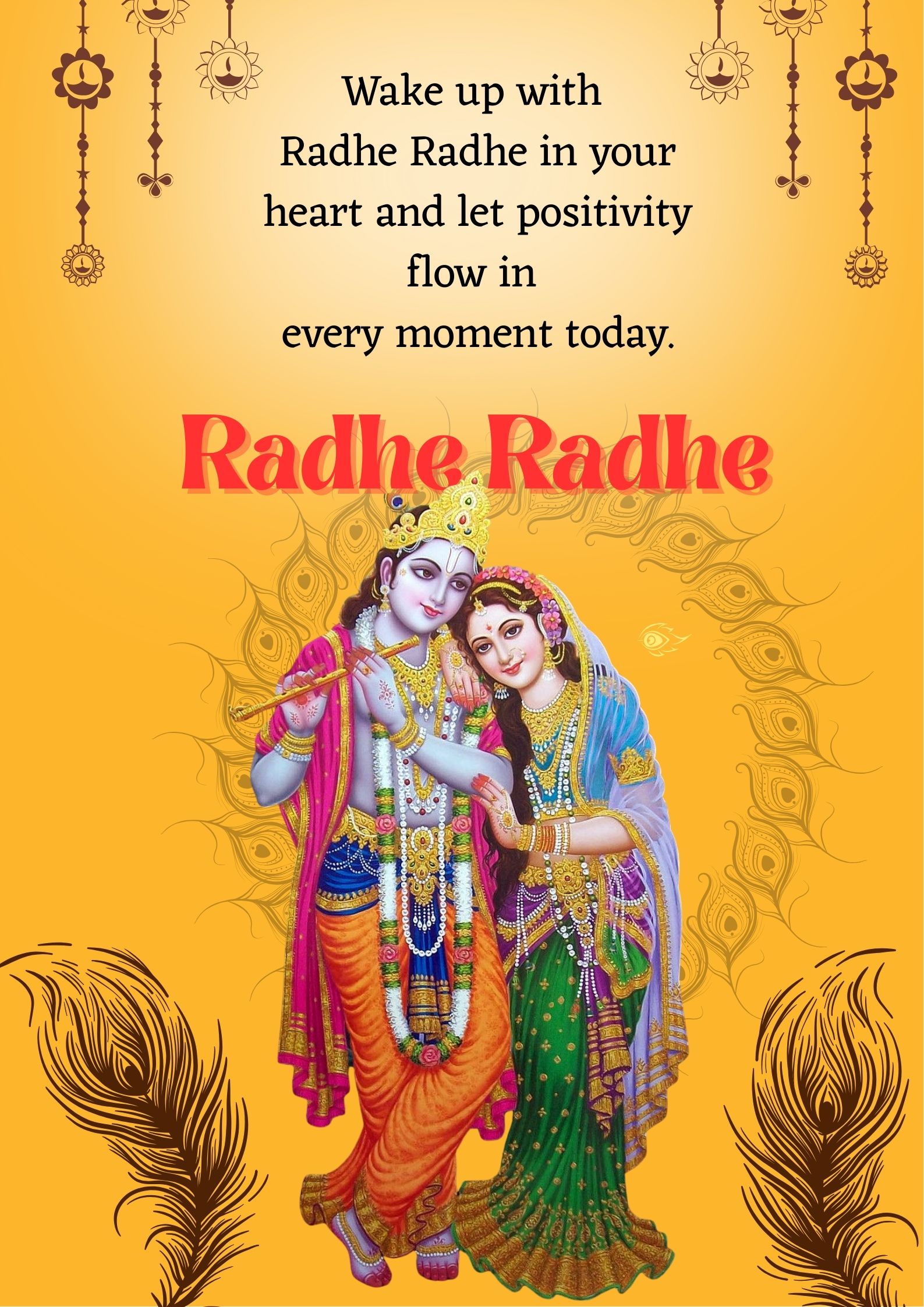 Radhe Radhe Good Morning HD Images Free Download To Share On Whatsapp ...