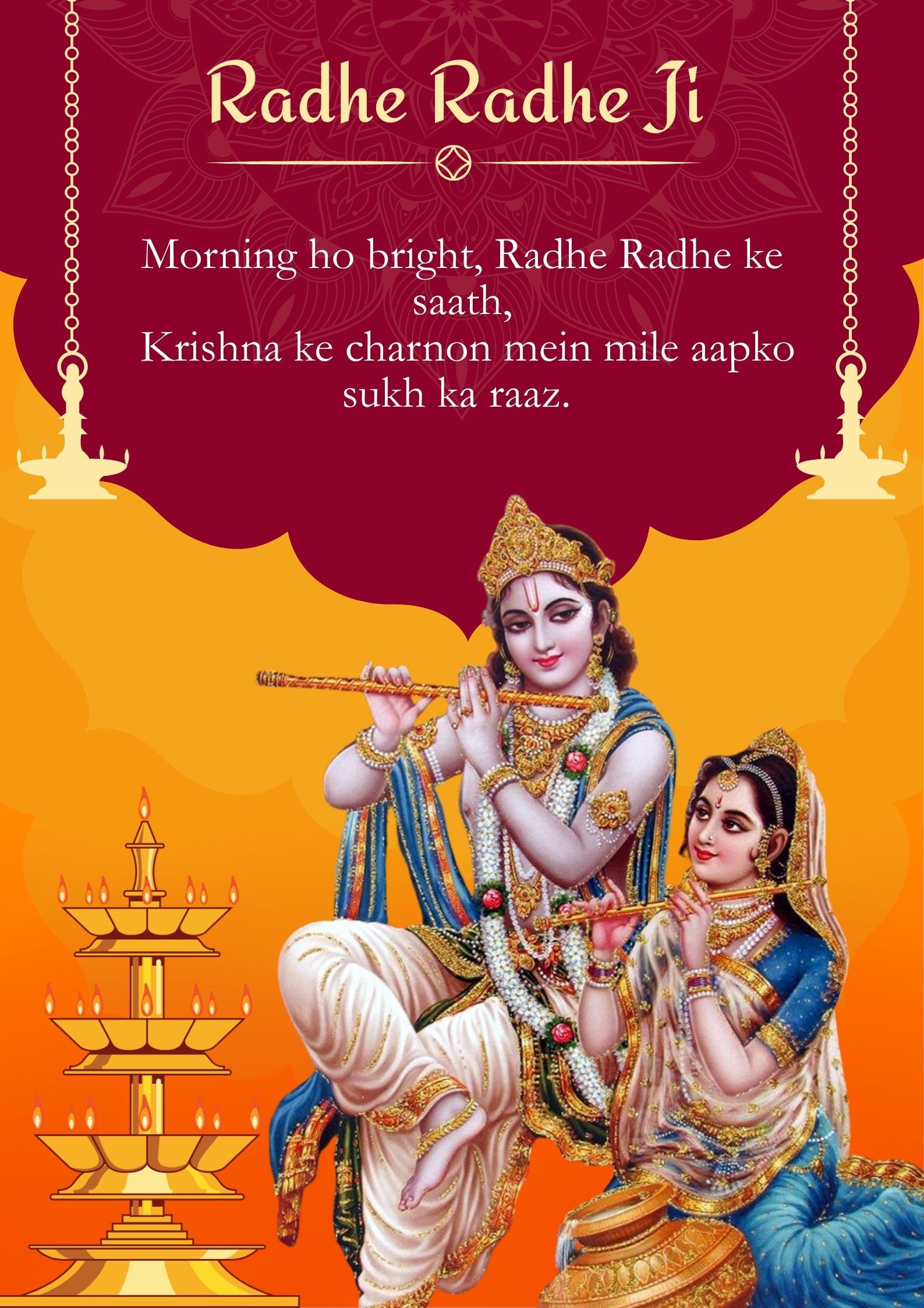 Radhe Radhe Good Morning HD Images Free Download To Share On Whatsapp ...