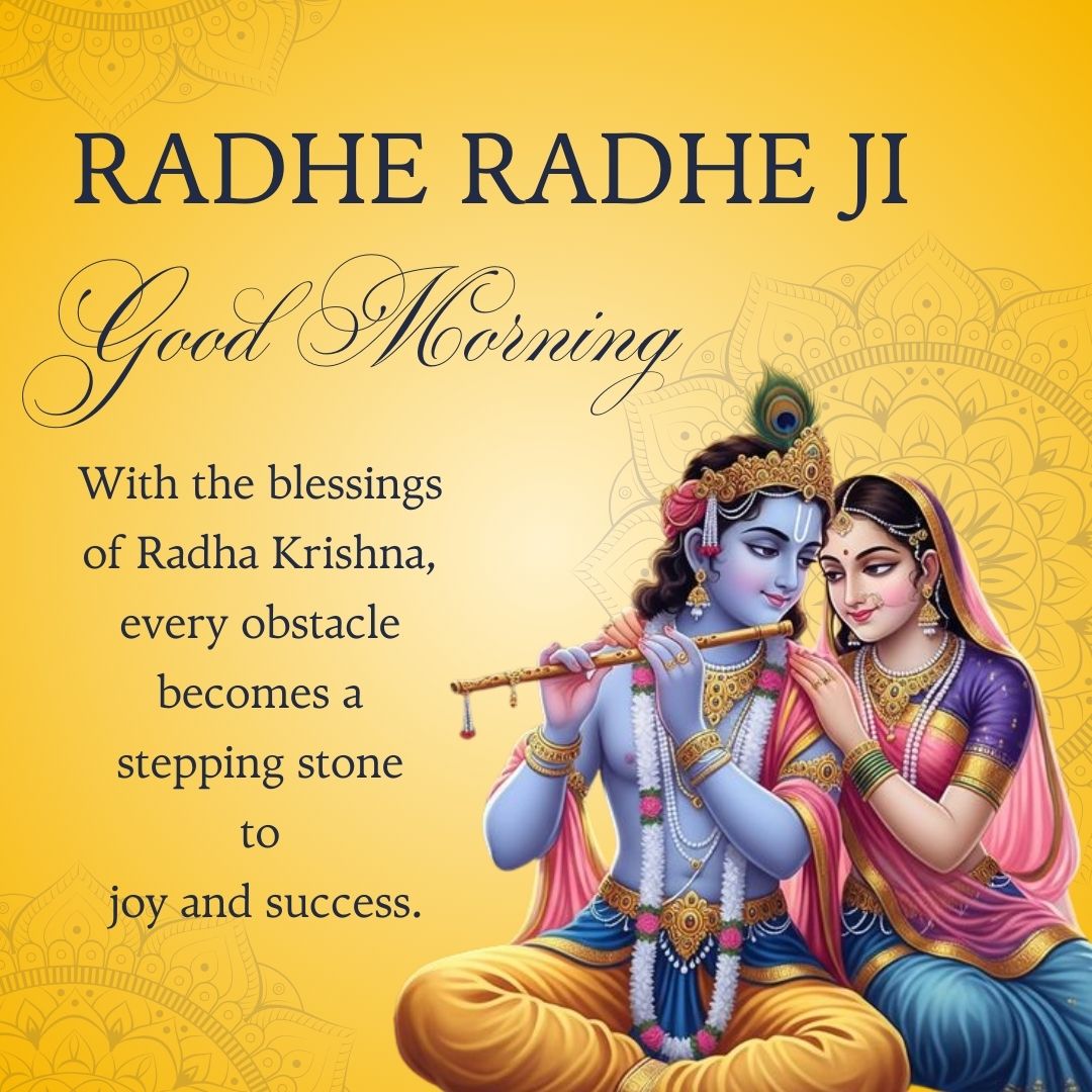 Radhe Radhe Good Morning HD Images Free Download To Share On Whatsapp ...