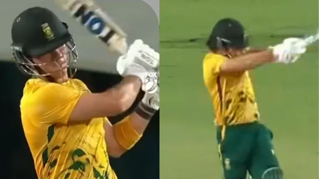 AUS vs SA 3rd T20I: Dewald Brevis Smashes Aaron Hardie For Four Sixes ...