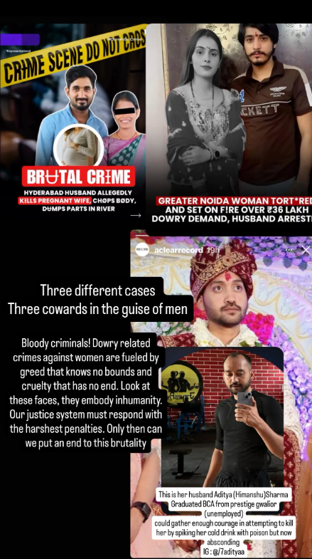 Ridhima Pandit Calls For Strict Punishments In Dowry Cases Happening In ...