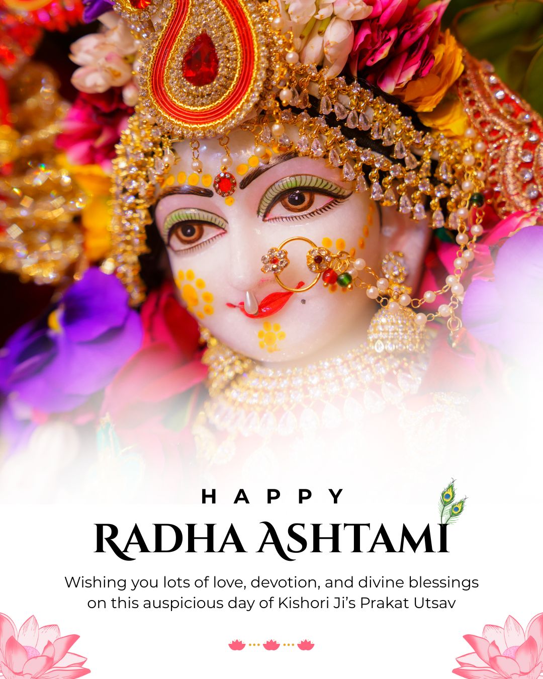 Happy Radha Ashtami 2025 Wishes, Images, Messages And Quotes To Share ...