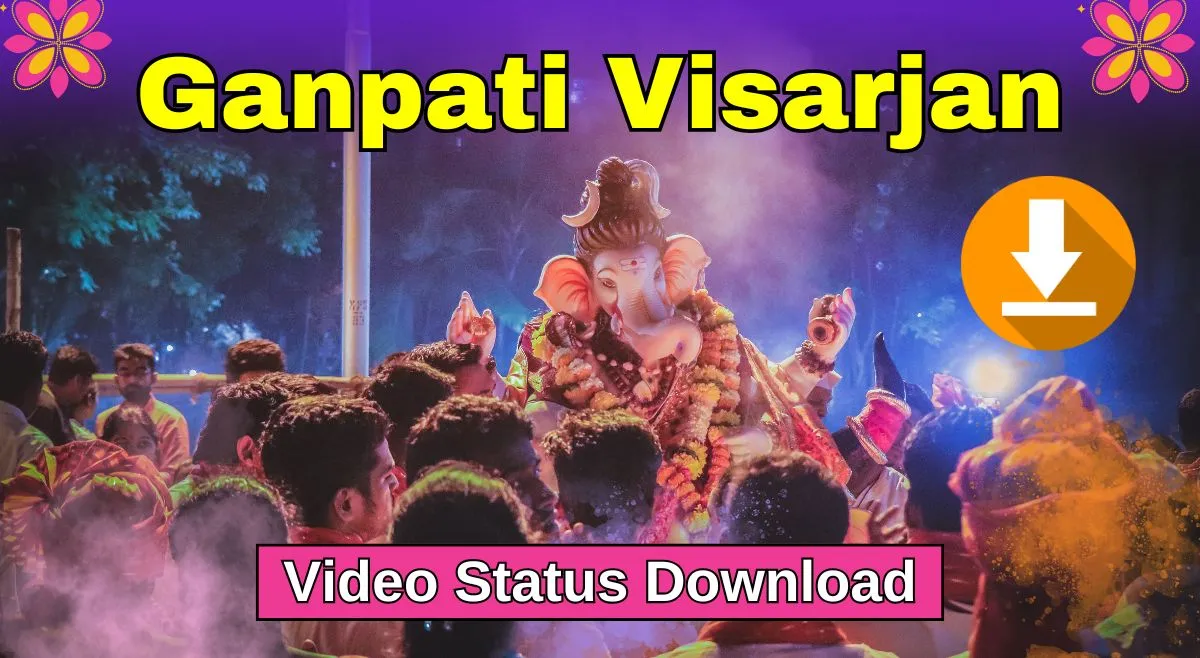 Happy Ganesh Visarjan 2025 Video Status Download: Share Heartfelt Free ...